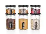 Buy Cosmo Plastic Storage Jar and Container Set I Air Tight & BPA Free ...