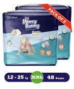 Buy Honey Bunny Double Extra Large (XXL) Size - 24 diapers| Pack of 2 ...