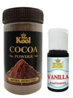 Buy MR. KOOL Cocoa Powder 100 gm And Vanilla Essence 20Ml, 120 gm ...