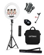 Buy Giftmax Warm and White Professional Wireless Remote LED Ring Lighting with 6ft Stand Online ...