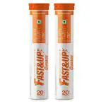 Buy Fast&Up Charge Vitamin C With Zinc Effervescent Tablets (1000Mg) With Amla-Orange Flavour (2 ...