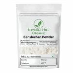 Buy Natural Hill Organic Pure Natural Banslochan Powder 100 Gram ...