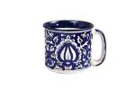 Buy Caffeine Blue Ceramic Maggie Mug, 500 Ml Online at Best Prices in ...