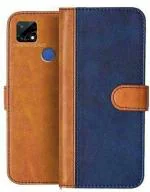 Buy AmericHome Realme Narzo 20, Model RMX2193 Blue, Brown Rubber, Cloth ...