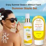 Buy Globus Remedies Summer Sizzle Set - Sunscreen Lotion SPF 50++ 100 ...