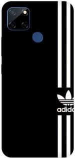 Buy GOLDALPHA Black, White Plastic Back Cover For Realme C25 Online at ...