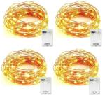 Buy LTETTES Warm White Battery Powered Copper Wire LED Fairy String ...