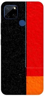 Buy GOLDALPHA Black, Red Plastic Back Cover For Realme C25 Online at ...