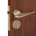 Buy Volo Satin Silver Door Dead Lock with Brass 60mm Cylinder and ...