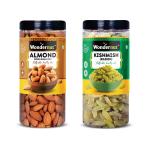 Buy Wondernut Premium California Almond and Raisin Combo 500g (Pack of ...
