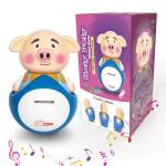 Buy Little Berry 2 in 1 Roly Poly with Money Bank (Pig) - Musical Roly ...