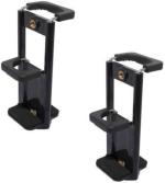 Oxza Black Plastic Stand Bracket Phone Tablet Holder (Pack Of 2) - JioMart