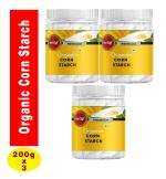 Buy Red Cliff Organic Corn Starch Powder | Combo Pack Of 3 | 200gX3 | Online at Best Prices in ...
