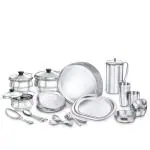 Buy Judge by Prestige Stainless Steel Classic Dinner Set (Silver)- Pack ...