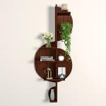 Buy Euro Crystal Music Note Backlit Wood Wall Shelf / Book Shelf ...