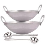 Buy SHINI LIFESTYLE Kadhai Kitchen Auminium Kadhai 25cm,27cm diameter ...