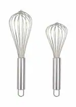 Buy Tiara Piano Stainless Steel Wire Whisks 8 inch+ 10 inch (2 pcs ...