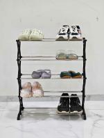 Buy YASH Marketing 4 Layer Narrow Shape Shoe Rack, ABS Plastic & Fabric ...