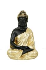 Buy Royalbox Gold Polyresin Meditating Buddha Statue Decorative ...