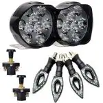 Buy Eshopglee Heavy Duty 8 LED Ultra Bright Fog Light with Pull Push ...