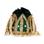 Buy NEEDLEHANDICRAFTS Handcrafted Trendy Potli Bag for Womens-Bottle ...