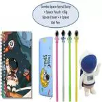 Buy topgifties Space Combo Gift -Spiral Diary A5 / Pencil Case /Eraser ...