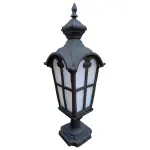 Buy Kiyah lights Aluminium Black Tecture Standard Gate Light | KL011 ...