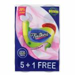 Buy Feather's Premium 2 Ply Natural Toilet Tissue Roll Ultra-soft with ...