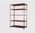 Buy SPACIOUS Heavy Duty Cast Iron CRC Sheet 5 Shelf Powder Coating ...