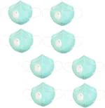 Buy Benison India Green N95 Face Mask (Pack Of 8) Online at Best Prices ...