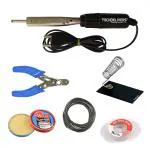 Buy Techdelivers Handle Soldering Iron Flat Tip With Cutter, Stand ...