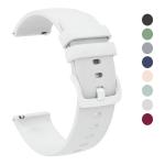 Buy Estrenar 19mm Watch Strap Band Soft Silicone Replacement Wristband ...