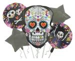 Buy Jagmag Multicolor Happy Halloween Balloon, Sugar Skull Balloon Day ...