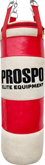 Buy Prospo 3 Feet Extra Strong And Heavy Red & White Canvas Punching Bag Online at Best Prices ...