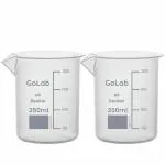 Buy GoLab Laboratory Plastic Science Beaker /Measuring Cup Transparent with Graduation Marks and ...