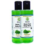 Buy Khadi Natural Herbal Neem Tulsi Body Wash For Men & Women Pack of 2 ...