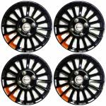 Buy PRIGAN Black Orange 13 Inch Wheel Cover (Available in 12, 13, 14 ...