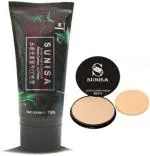 Buy SUNISA Water Proof Face Primer and 1 Natural Shade Matte Full ...