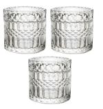 Buy INDUSBAY Round Candy Jar 3 Pc Glass Jars & Containers 270 ...
