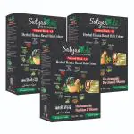 Buy SatyaaVeda Ammonia Free Herbal & Natural BLACK Hair Colour blended with Amla, Aritha ...