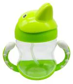 Buy Te Quiti Green Glass Leakproof Durable BPA Free Non-Toxic Baby Sipper With Straw 320ml ...