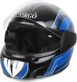 Buy VirgoNo1 Black and Blue Full Face Helmet - M Online at Best Prices ...
