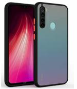 Buy Xiaomi Redmi Note 8 Black Silicon Light Matte Finish Mobile Back ...