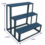 Buy pujaNpujari Steel Metal of 3 Steps Golu Stand 3 feet Width for ...