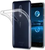 Buy Leyon Transparent Rubber Back Cover For Nokia 8 Online at Best ...