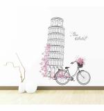 Buy WOLPEP Multicolor Paisa Tower Wall Sticker Online at Best Prices in ...