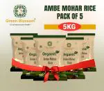 Buy Green Blossom Organic Ambe Mohar Rice - Pack of 5 Online at Best ...