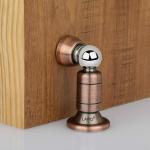 Buy LAPO Round Stainless Steel 4 inch Door Magnet Stopper Soft-Catch ...