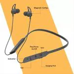 Buy Debock Bt Max Bluetooth Earphone Neckband With 36 Hours Music Time ...