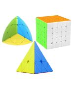 Buy CrackaDeal Plastic Cube Combo Set of 5X5 Pyraminx Mastermorphix ...